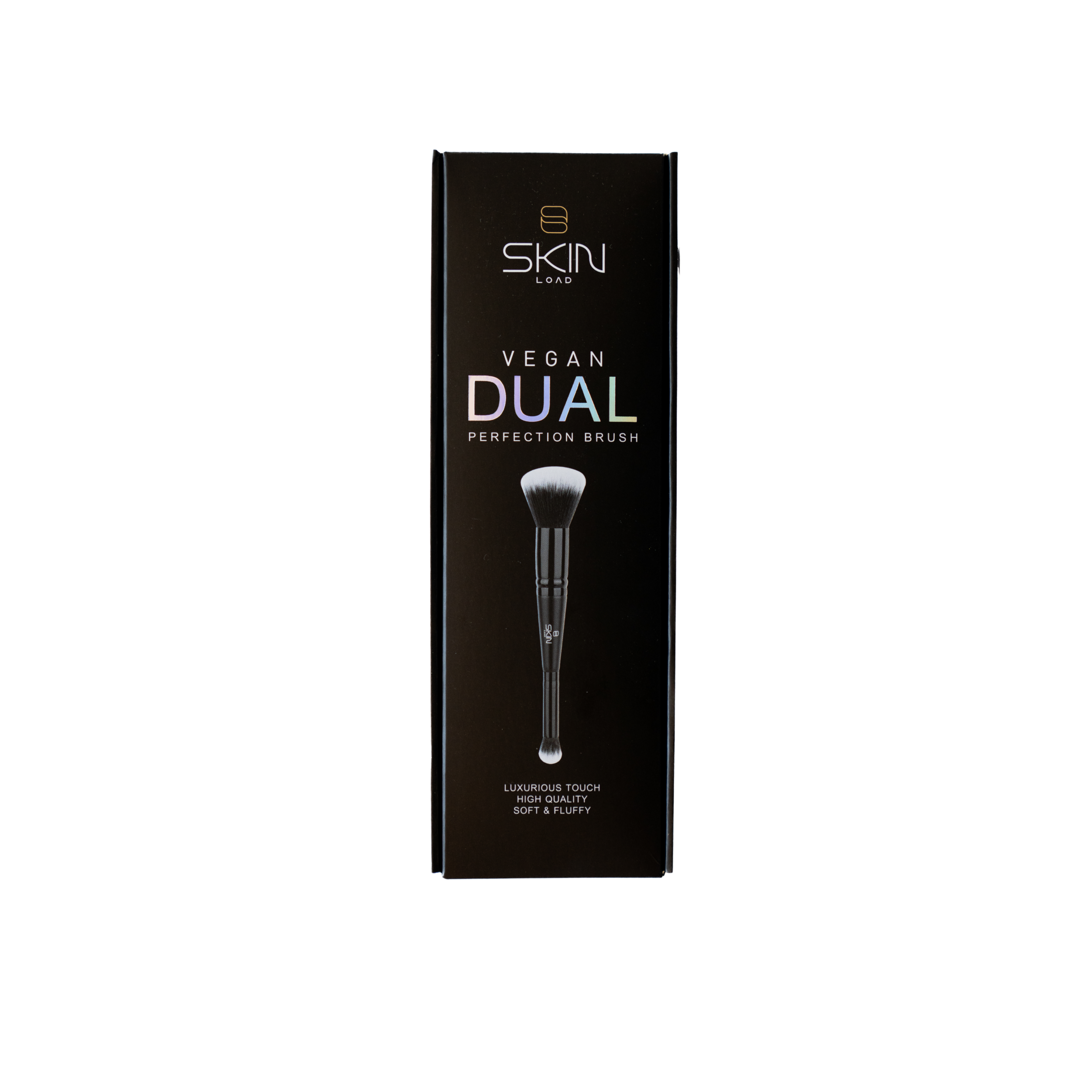 Vegan Dual Makeup Brush – 2-in-1 Foundation & Blending Tool | Skin Load